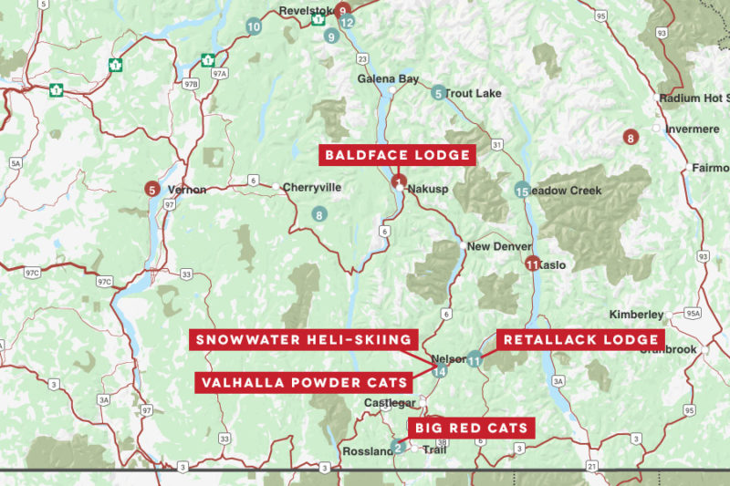 Cat & Heli Skiing - RED Mountain Resort