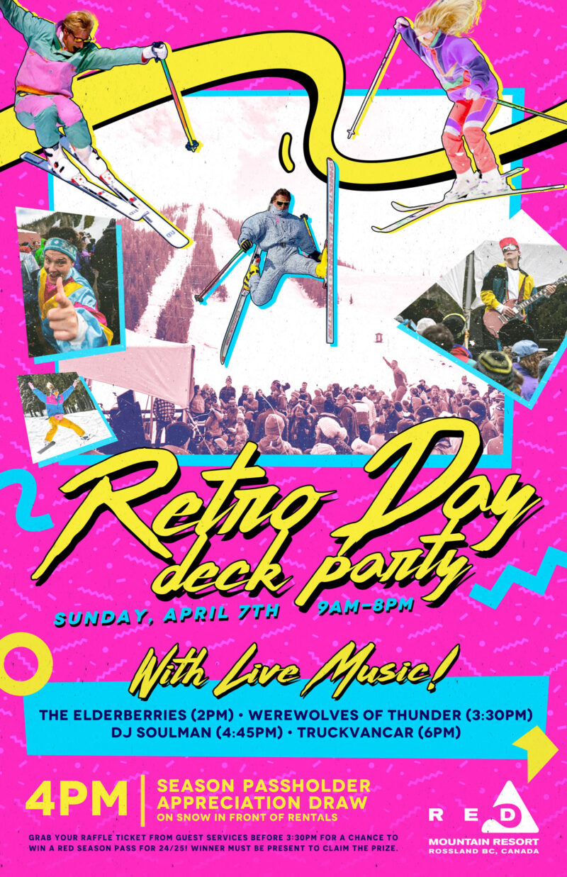 Retro Day Deck Party - RED Mountain Resort